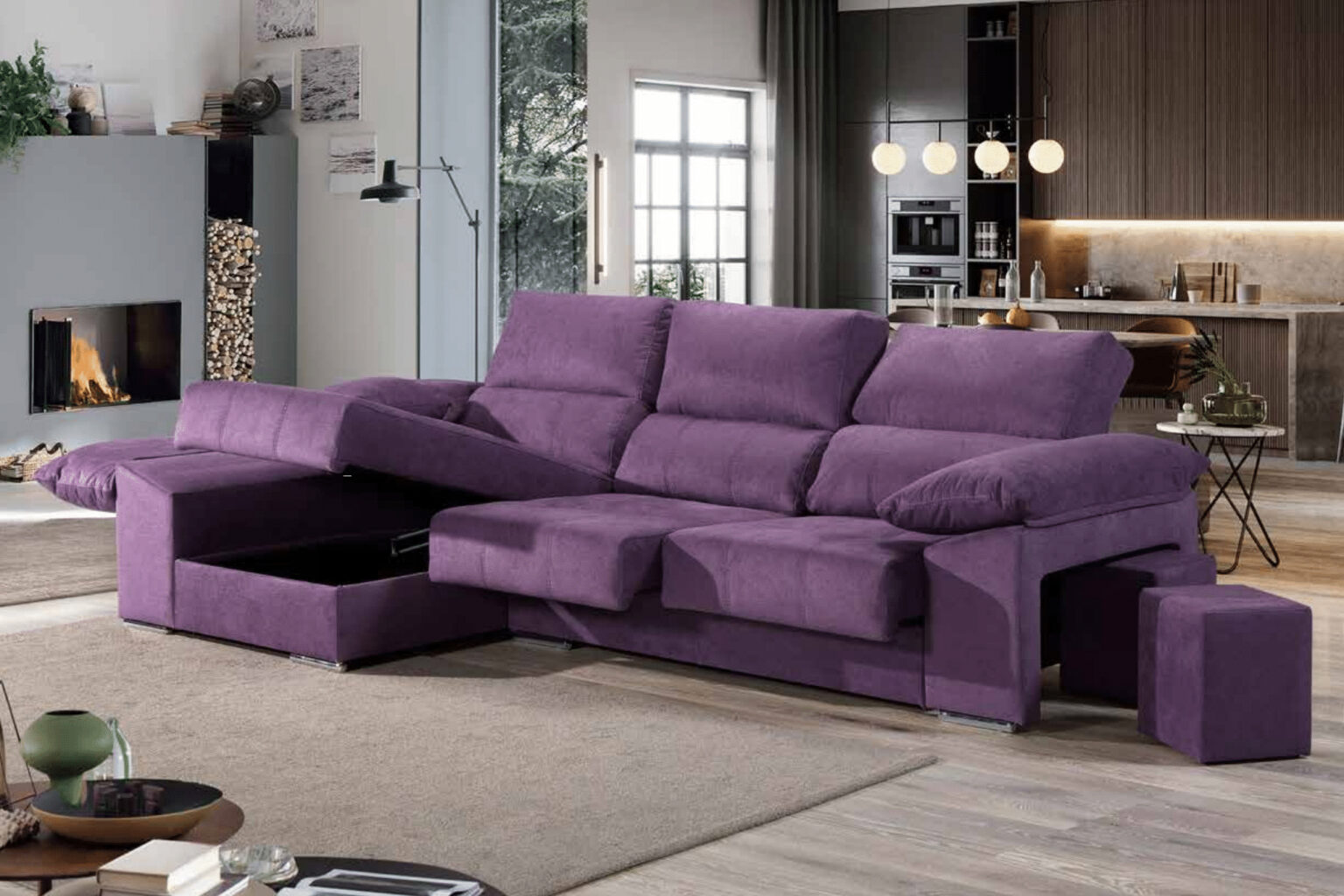 Sofás chaise longue: La versatilidad en su máxima expresión para tu ...